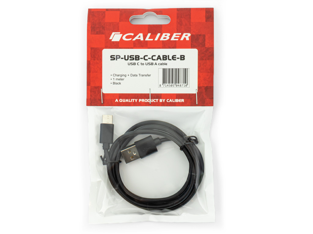 USB-C Cable - Black (SP-USB-CABLE-B) (SP-USB-C-CABLE-B) | Caliber