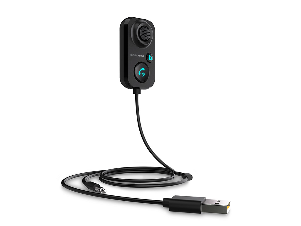 Mini Bluetooth FM Transmitter - Black (PMT061BT) - Caliber