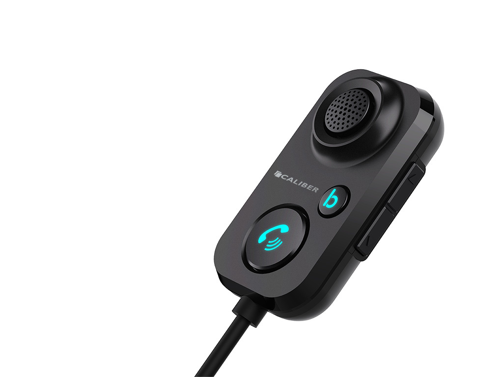 Mini Bluetooth FM Transmitter - Black (PMT061BT) - Caliber