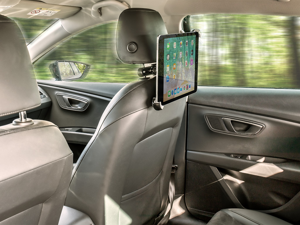 Tablethalter für 9,5 bis 14,5 Zoll - Auto -Kopfstütze und Dashboard ...