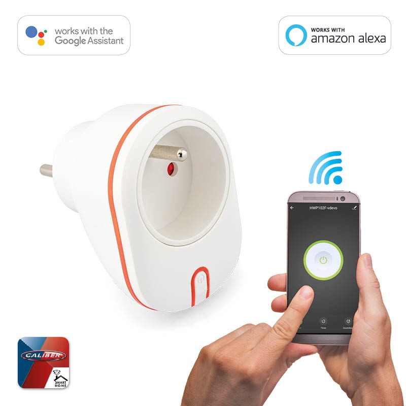 Smart plug - Smart plug for energy saving - Type E - Belgian plug ...