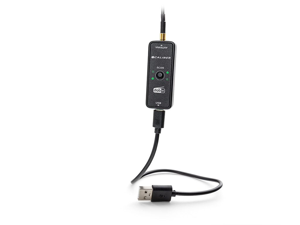 DAB+ Receiver Via USB - Black (RDAB30) | Caliber