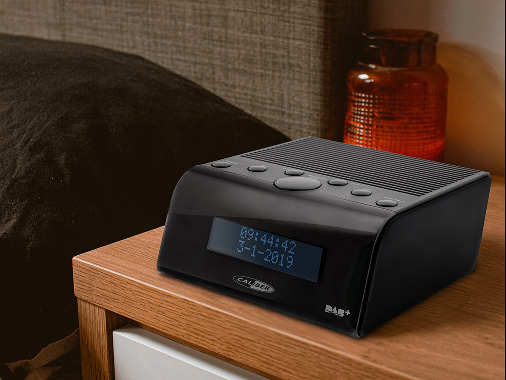Clock Radio With FM And DAB+ - Black (HCG011DAB) | Caliber