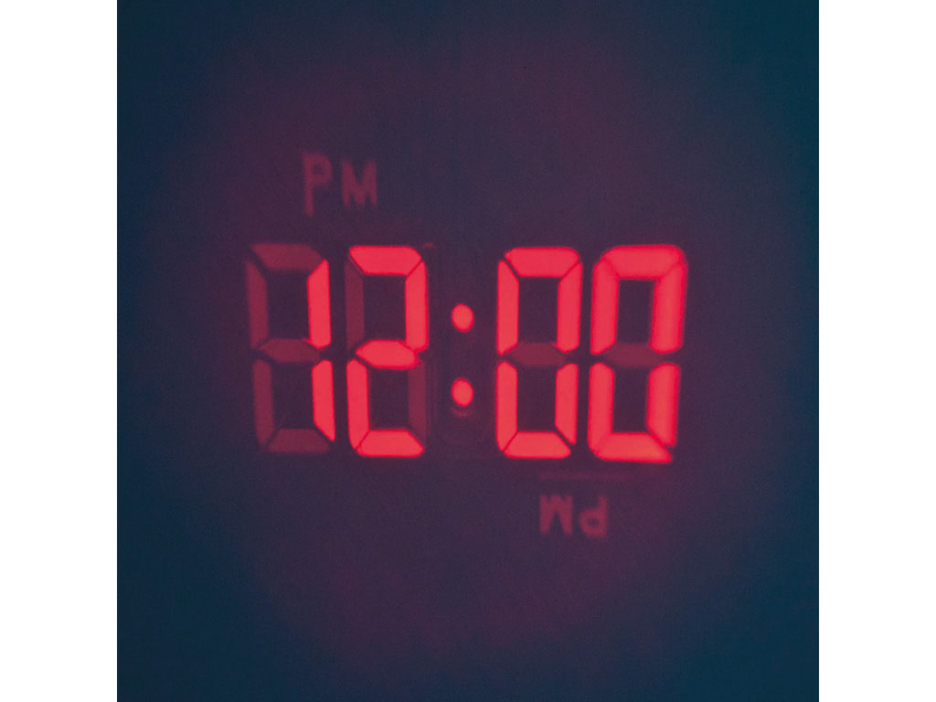 Clock radio with projection - Black (HCG201) | Caliber