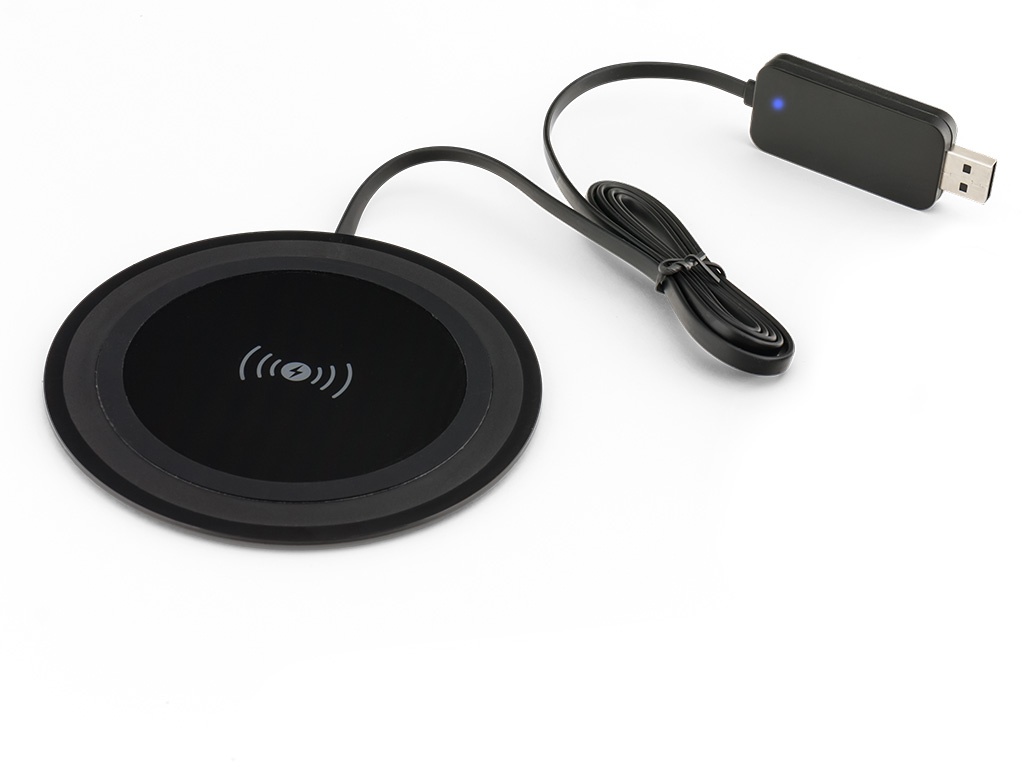 Qi Wireless Charger - With Adapter Black (PSQ10C-B) | Caliber