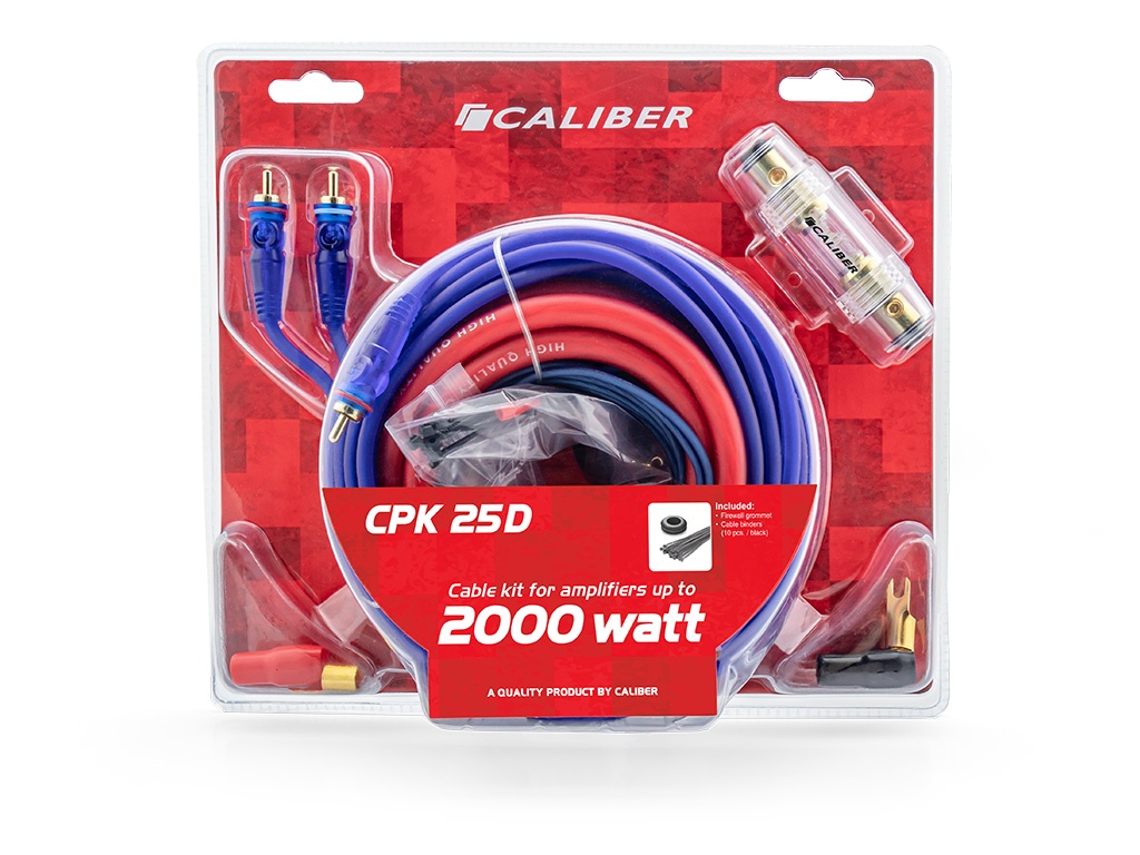 Cable set 25mm - 2000 Watt (CPK25D) | Caliber