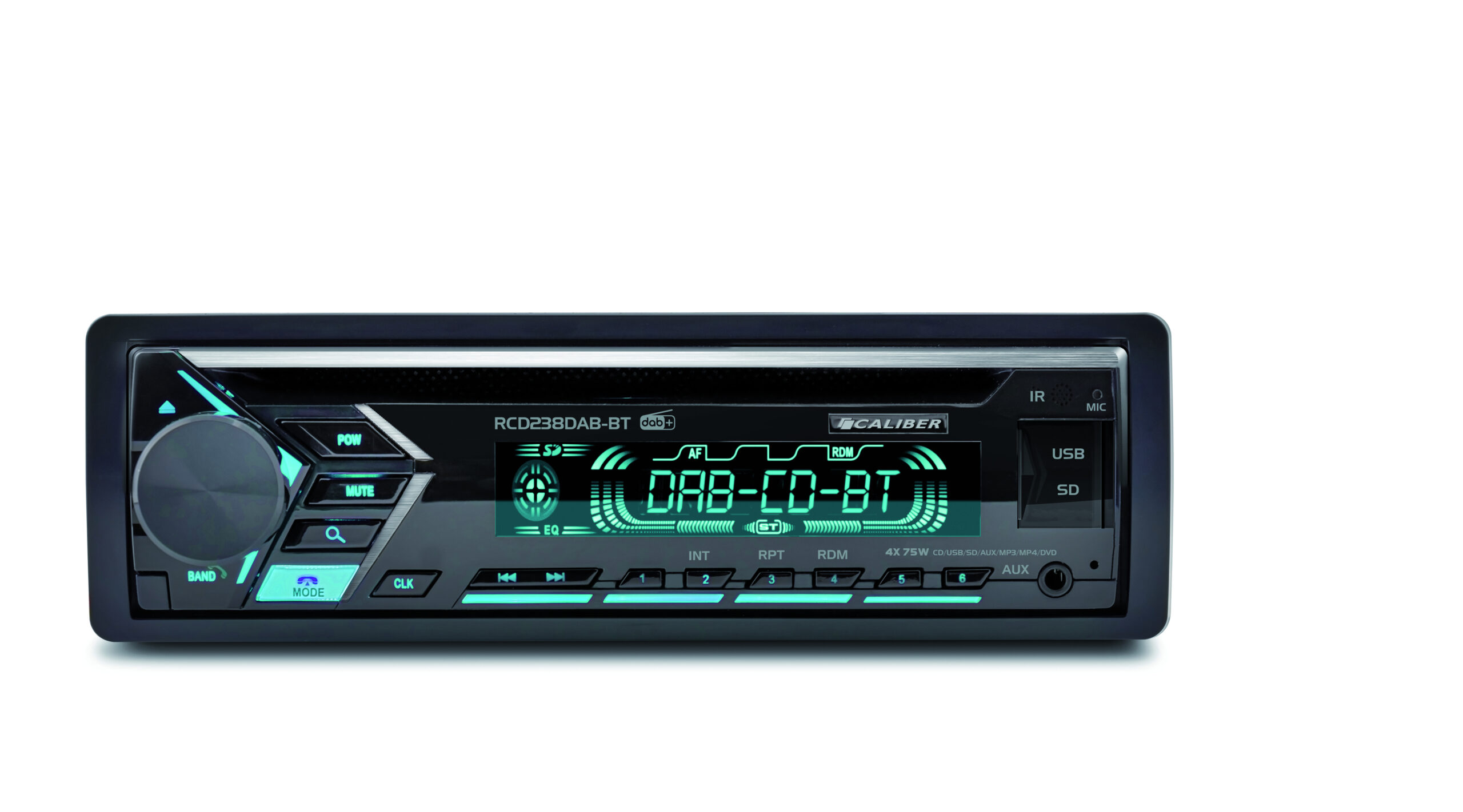 Car radio with Bluetooth® technology and DAB+ - CD/USB/SD 4x75Watt ...