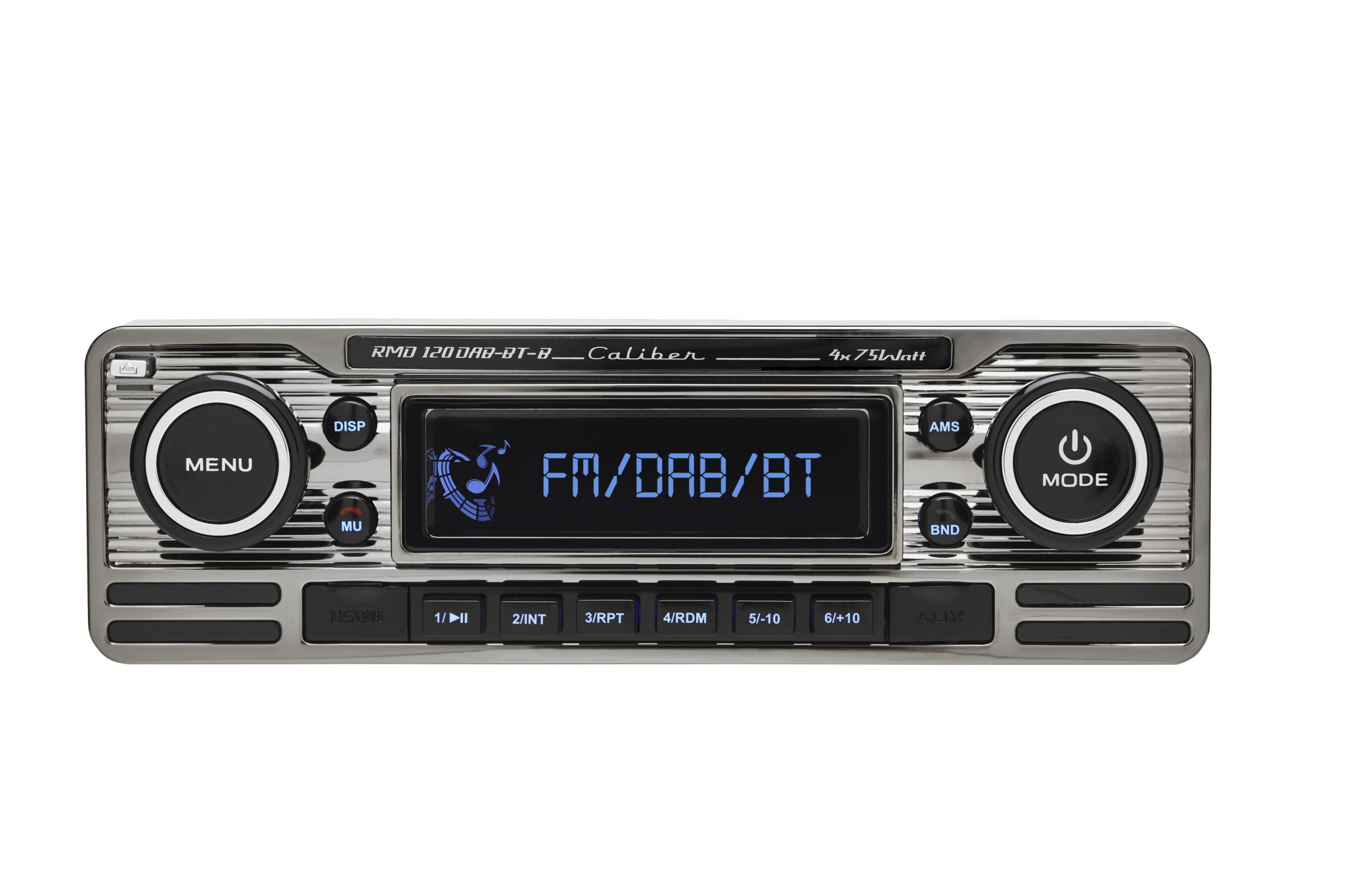 Car radio with DAB + - USB - Bluetooth® technology - Retro Look Black ...