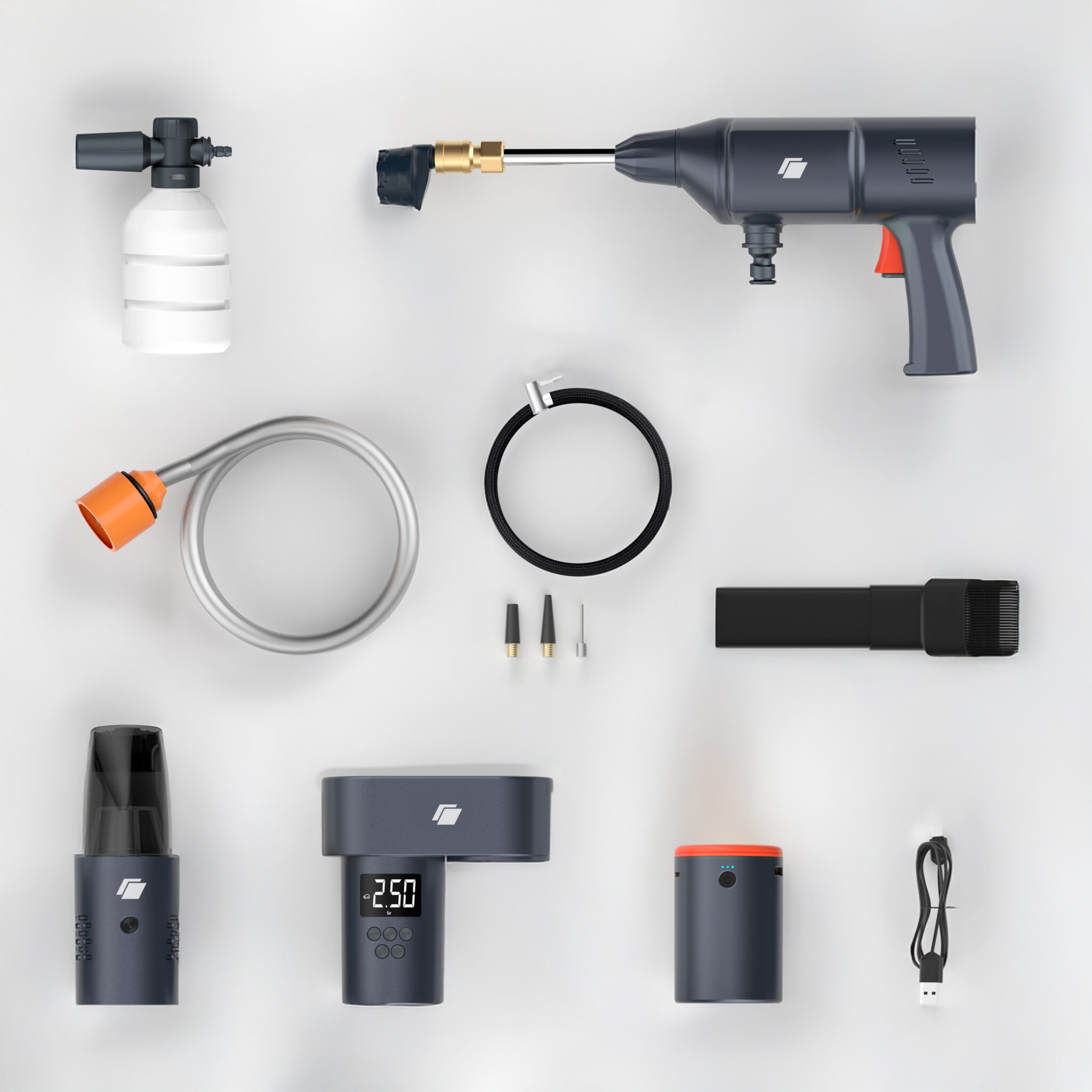 PowerSnap - Car & Travel Kit - Power Bank, Vacuum Cleaner, Pressure ...