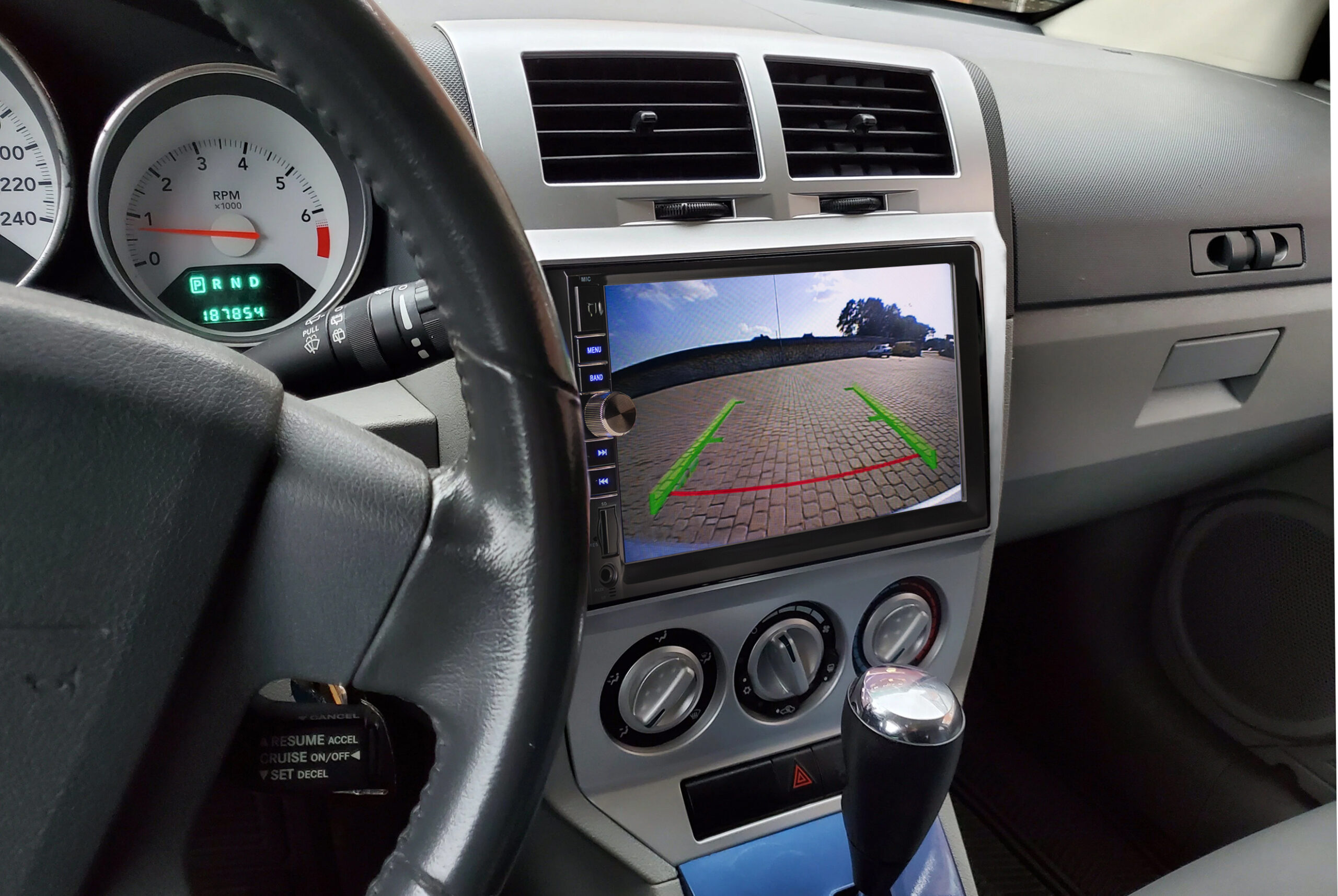 Caliber Car Radio – CarPlay – 2-DIN Car Stereo – With Rear-View Camera ...